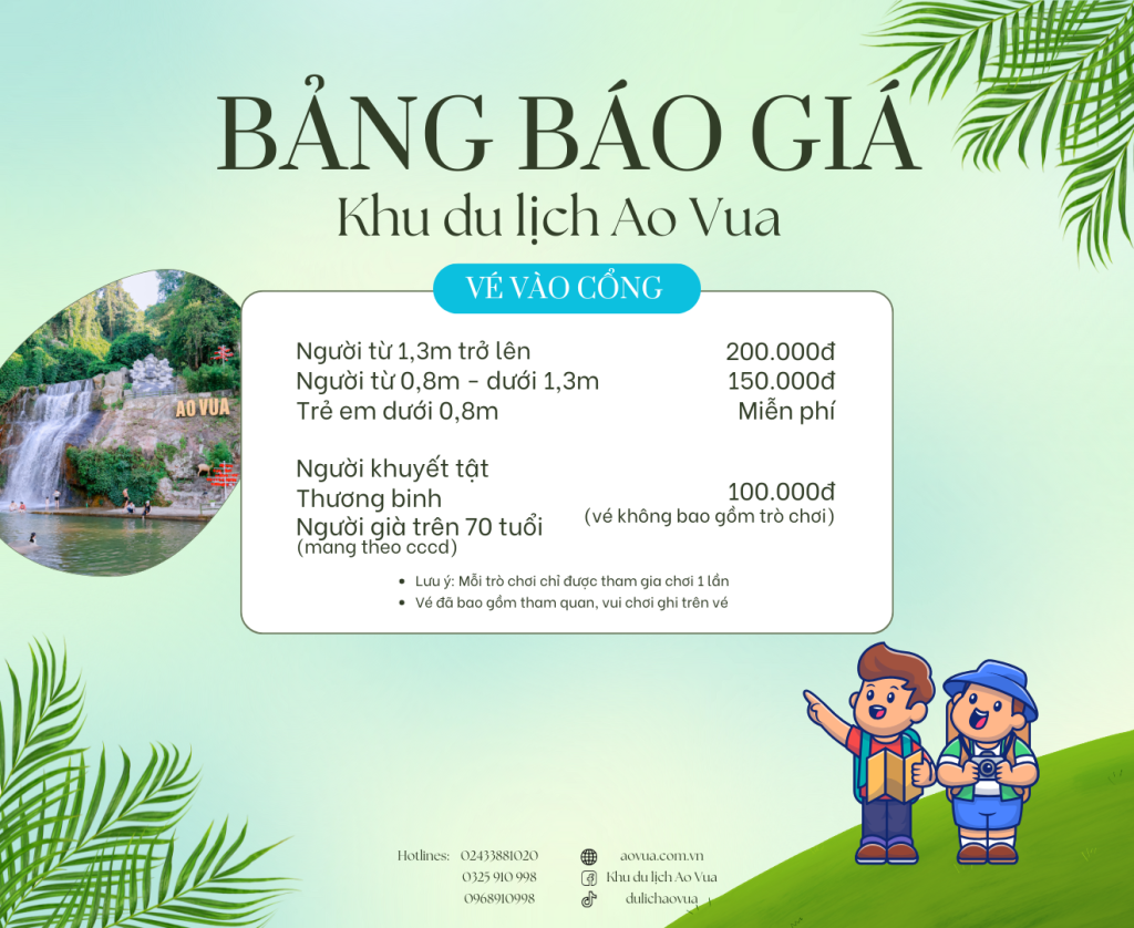Khu du lịch Ao Vua – Ao Vua JSC